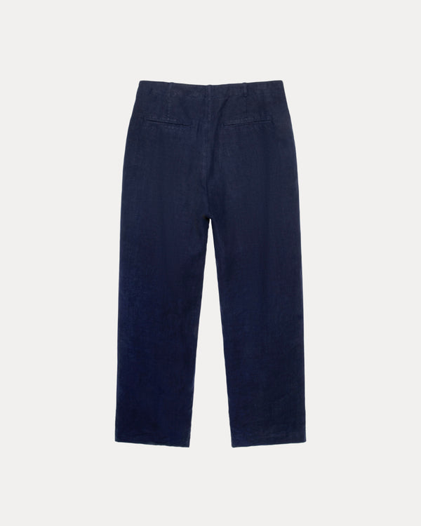 Relaxed Trouser Textured Linen in navy – Stüssy – Stussy AU