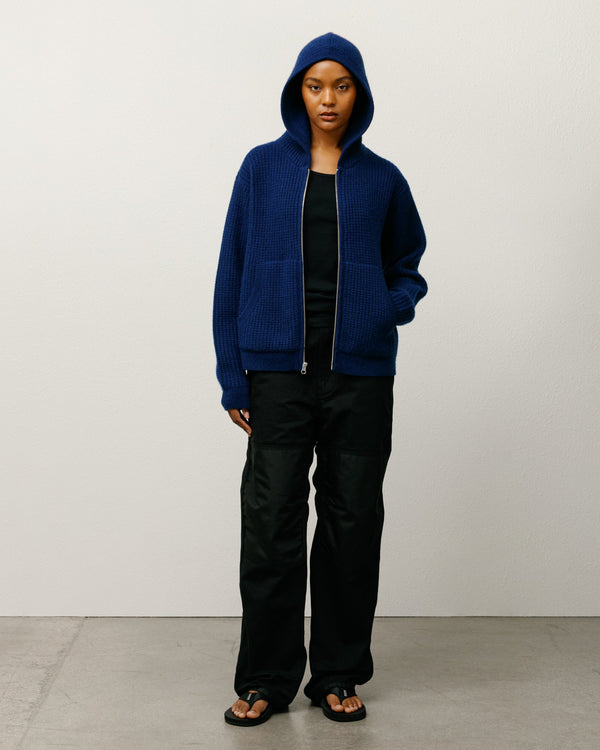 Waffle Cashmere Zip Hoodie – Navy | Sweaters & Knits | Stüssy – Stussy AU